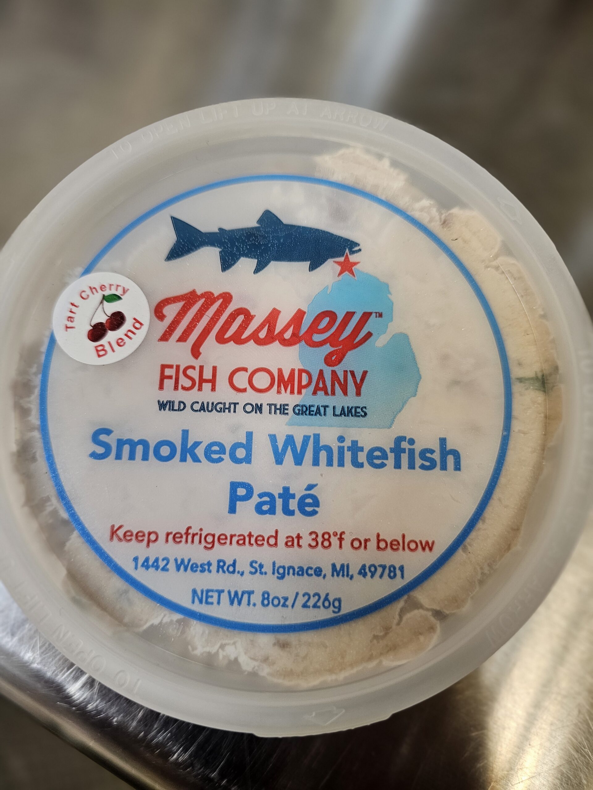 Tart Cherry Blend – Smoked Whitefish Pate – Mi Great Lakes Fish Co